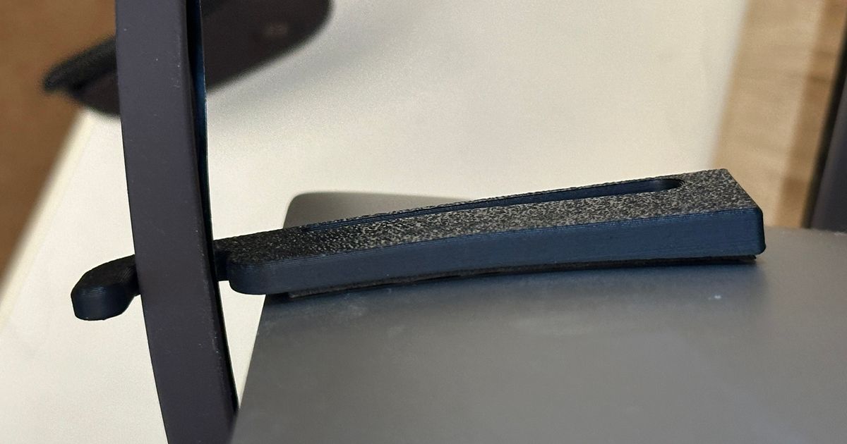 iMac /curved monitor headset hook by vidision | Download free STL model ...