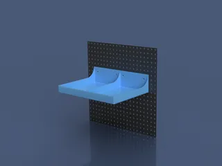 Pegboard Container by Kolbu 3D | Download free STL model | Printables.com
