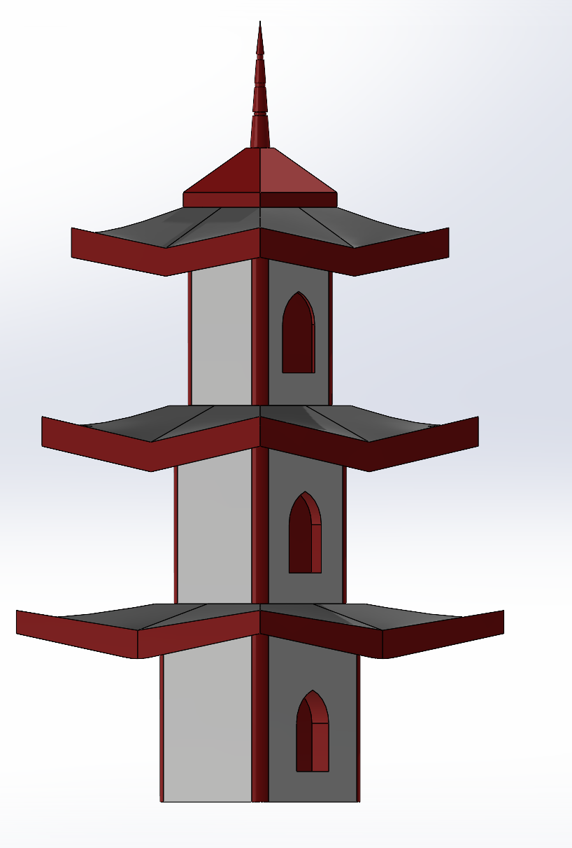 Japanese temple by léopold GUEVART | Download free STL model ...