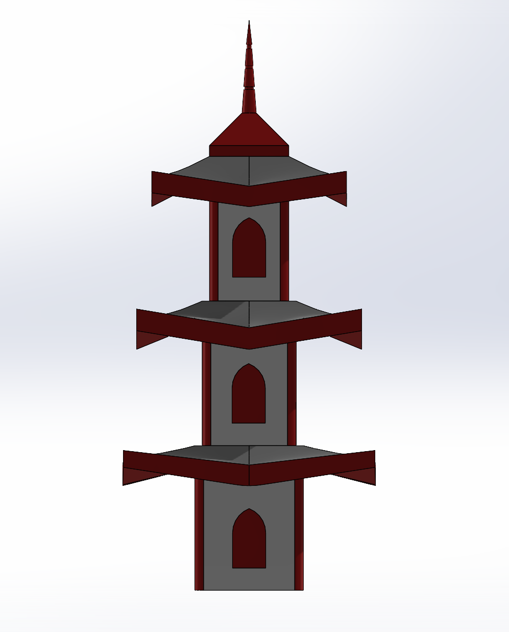 Japanese temple by léopold GUEVART | Download free STL model ...