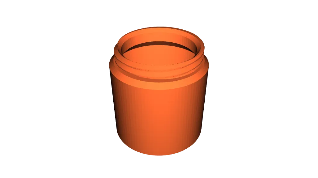 Container with threaded lid and unique textures by Gabor Gyarmati ...