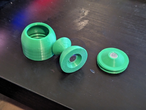 Springy Magnet Joystick Fidget Toy by Chad Allen | Download free STL model | Printables.com