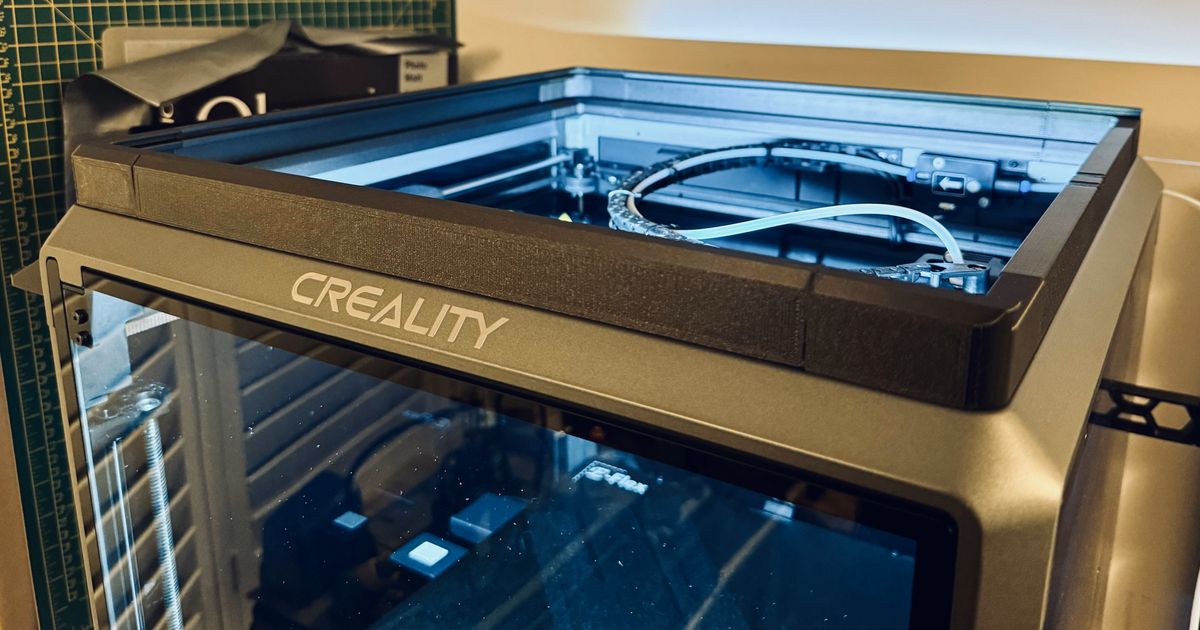 Creality K1 Max: Sliding Lid Riser by ᴄᴉᴚᴋᴉᴉᴛ | Download free STL model ...