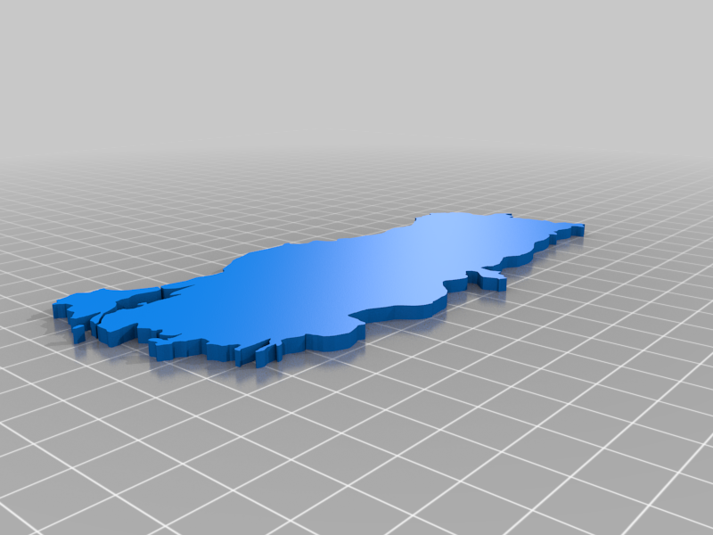 Turkiye Map od autora Ibišević | Stáhněte si zdarma STL model ...