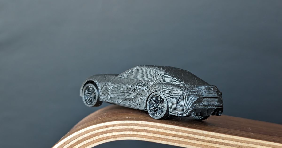 A90 Toyota Supra Print in Place with moving wheels by Manifold3D ...