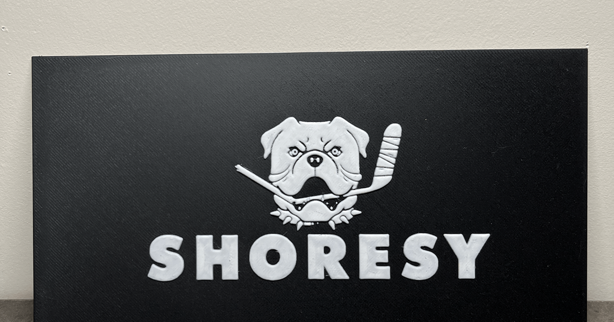 Hueforge - Shorsey Logo by Caleb Blair | Download free STL model ...