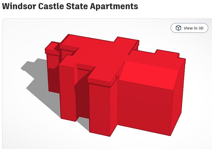 Windsor Castle Pieces for Model by Bryan Rector | Download free STL ...