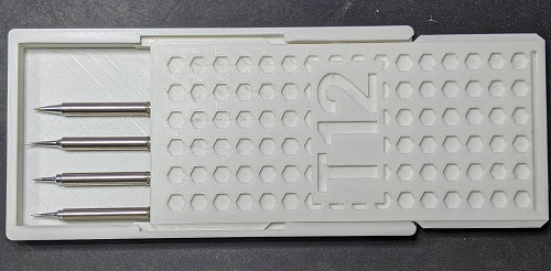 T12 Tips Case 10 Piece 1/3 Sliding Lid (+Stackable Version) by CPS ...
