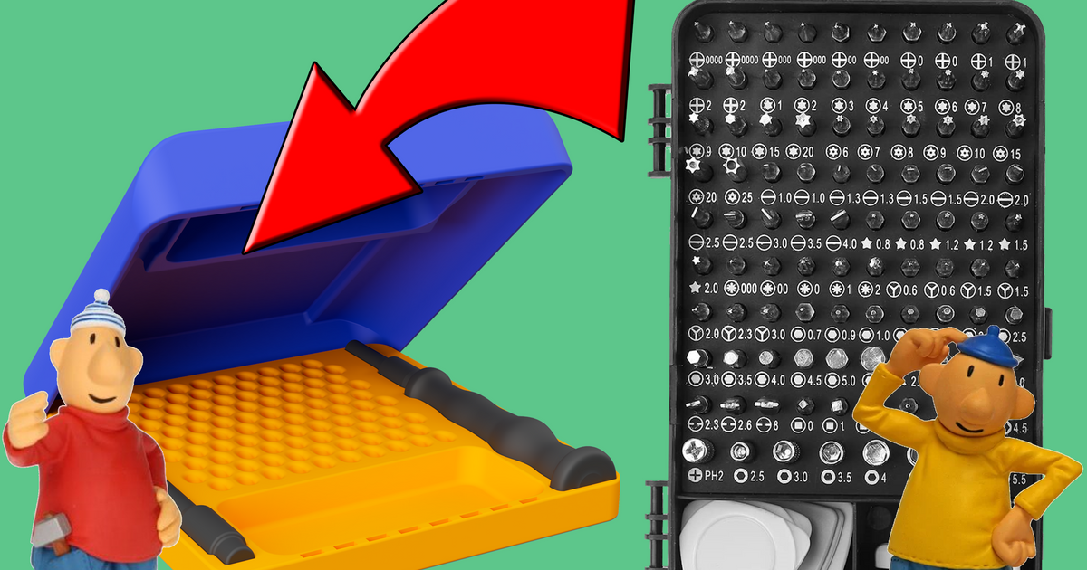 iFixIt like box for Precision 117 in 1 chinese screwdriver kit by ...