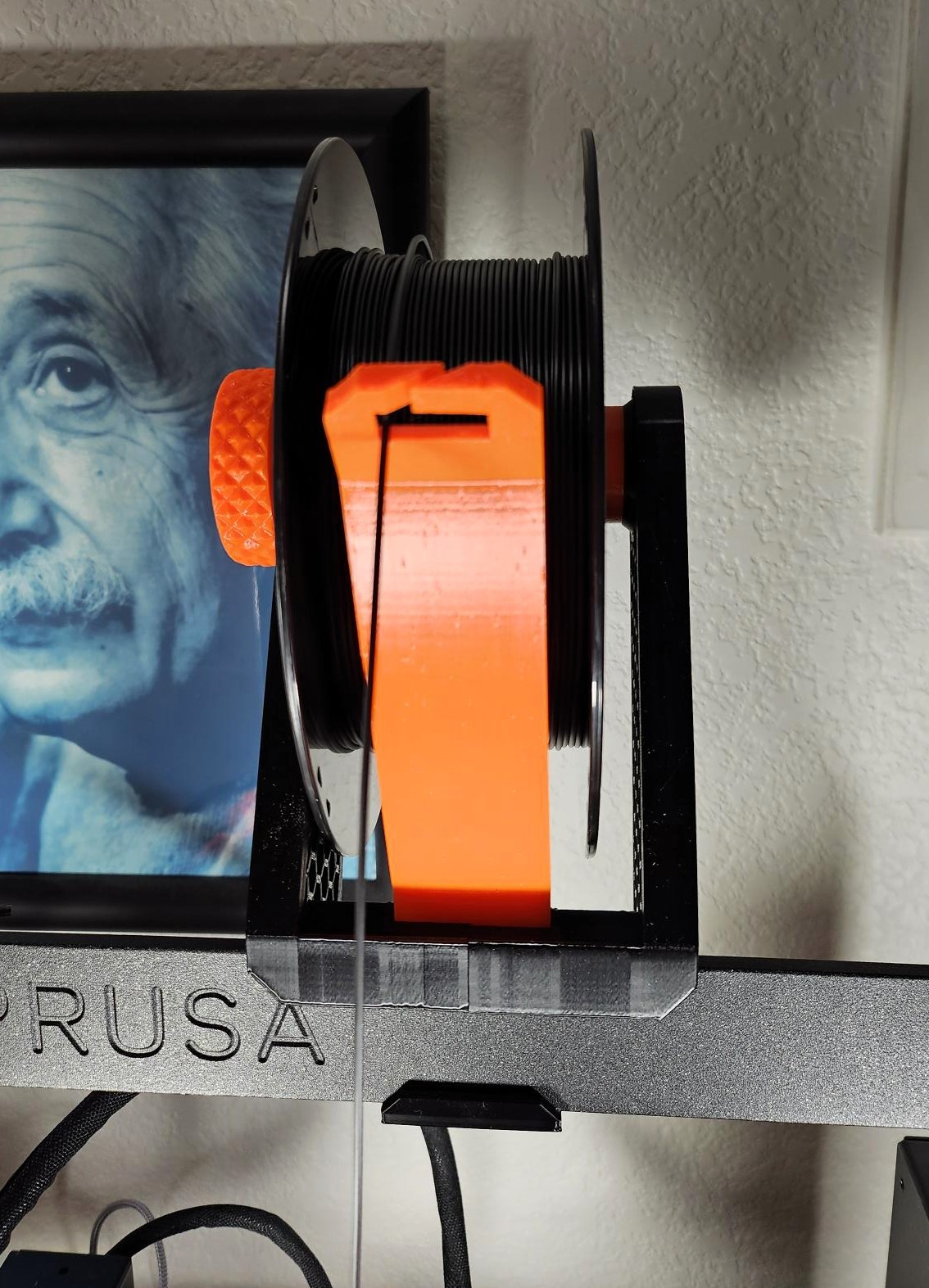 MK3/MK4 Filament Spool Holder by mhparsons | Download free STL model ...