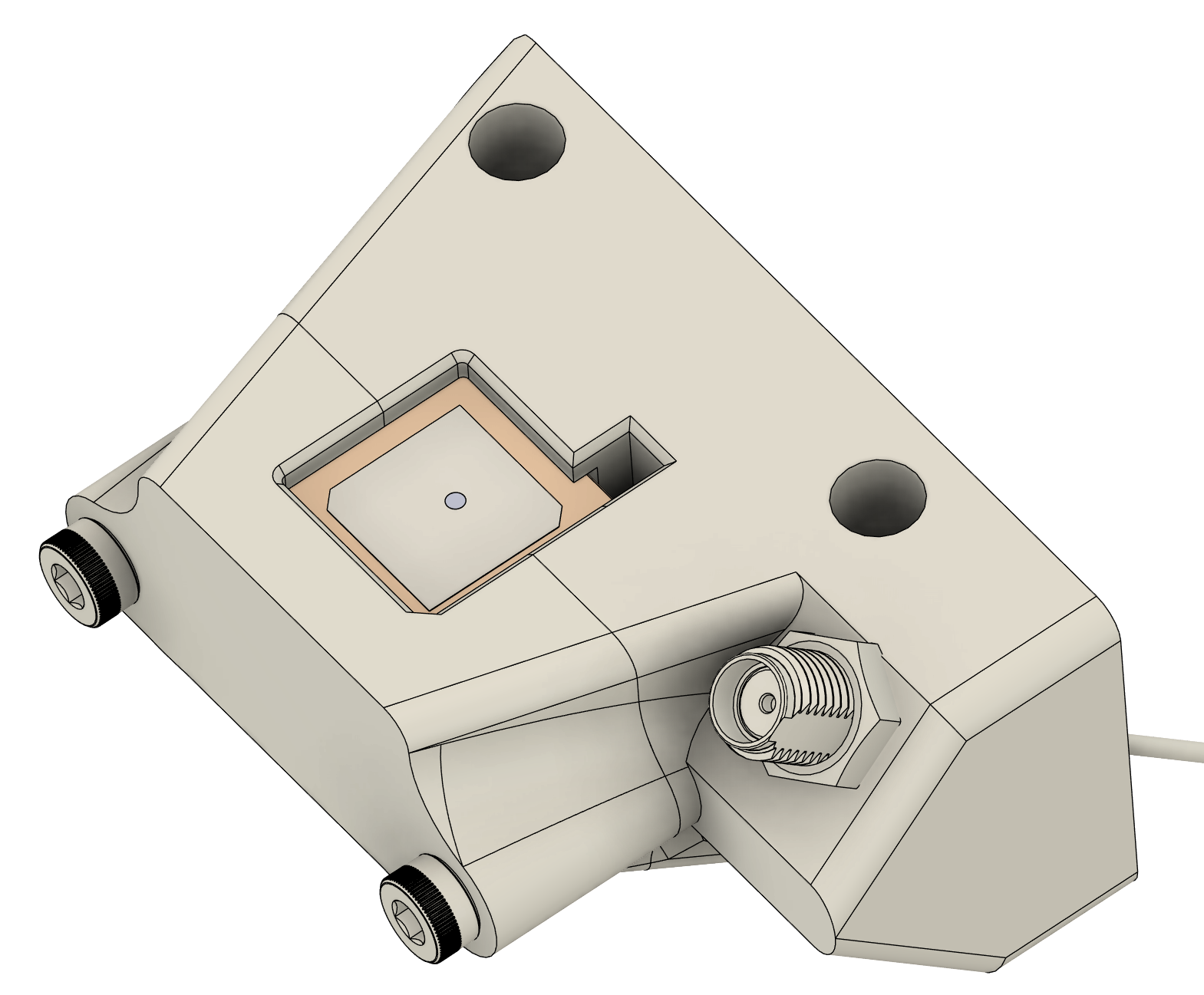 GPS & VTx antenna TPU for AOS UL7 by NikosSprocket | Download free STL ...
