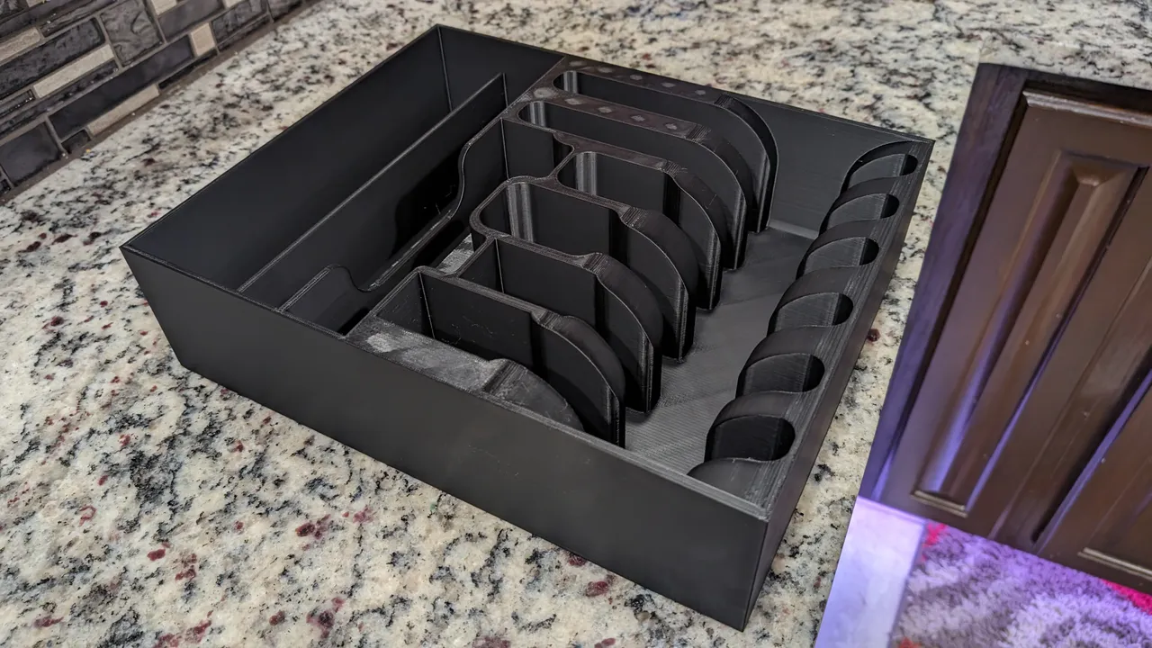 Silverware Holder Tray by eroedig | Download free STL model ...
