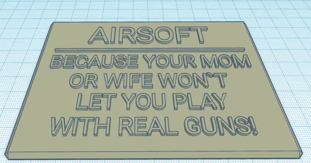 Airsoft Sign von shootingblanks00 | Kostenloses STL-Modell ...