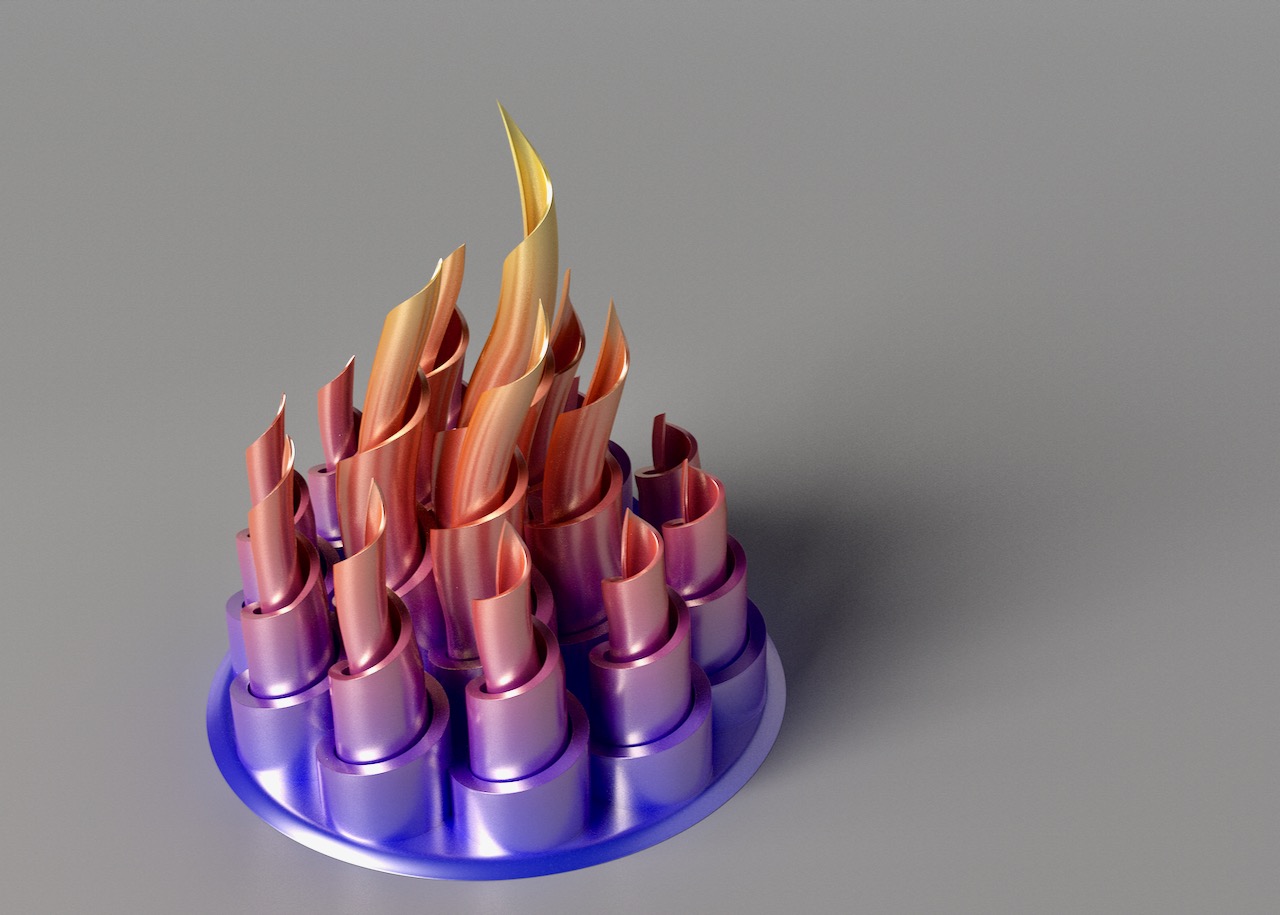 Spiral Flame Thruster by SteedMaker | Download free STL model ...