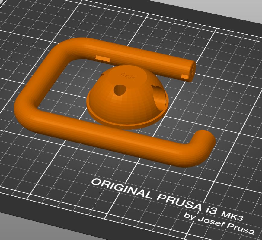 Toilet paper holder by ProcAutSol | Download free STL model ...