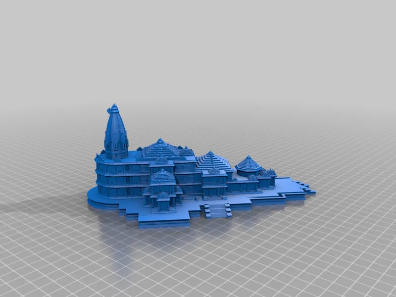 Ram mandir by luuv you | Download free STL model | Printables.com