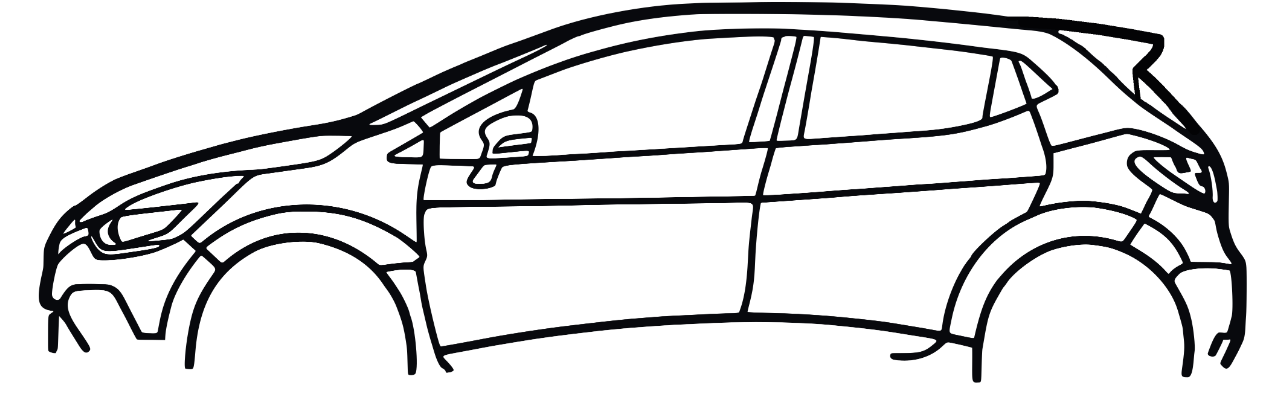 Renault Clio IV Silhouette by Simb | Download free STL model ...