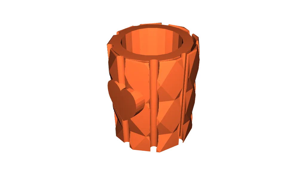 vase with a heart by Dima i Bambu lab A1 mini kombo | Download free STL ...