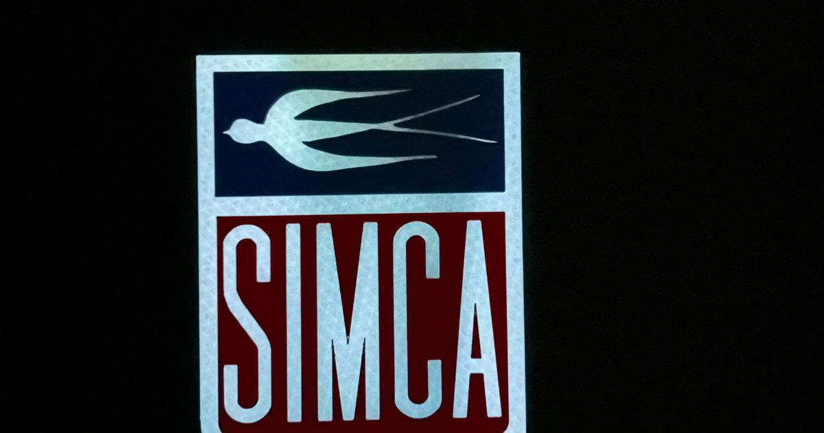 Logo Simca by LPD Creation | Download free STL model | Printables.com