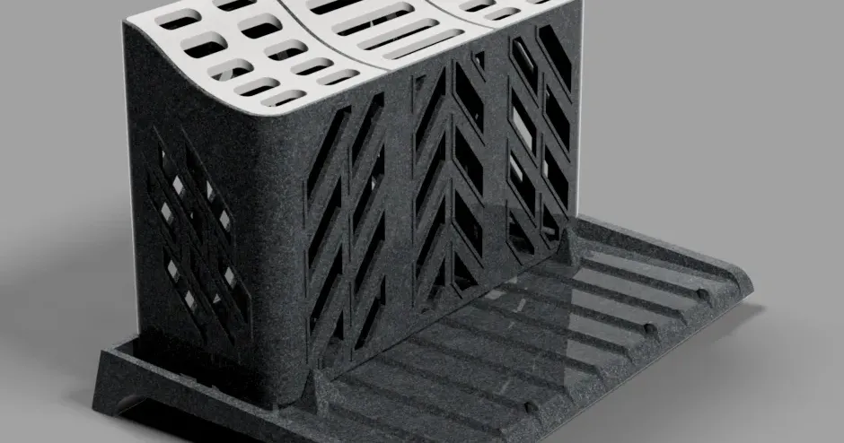 Remix For Cutlery Drying Rack Split Objects By Abdullah Alshenaifi Download Free Stl Model