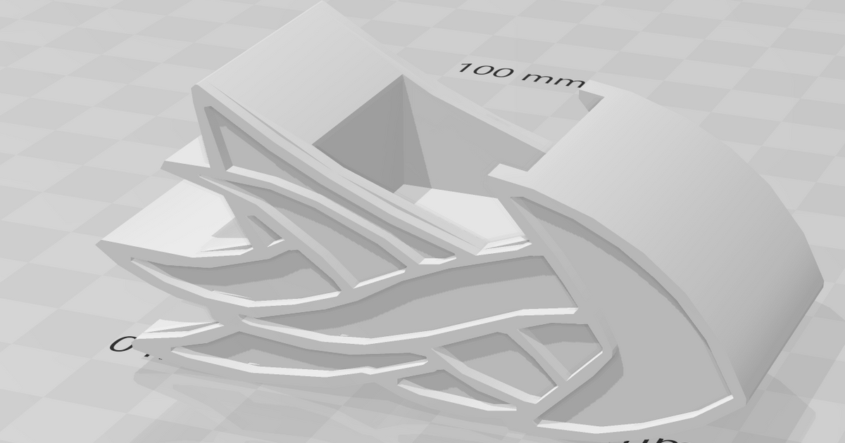 Geometry dash ship 44 by 3d maxi | Download free STL model | Printables.com