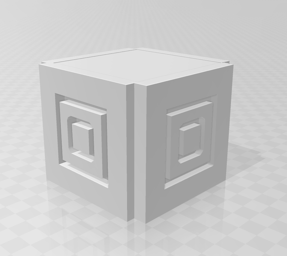 Geometry dash icon by 3d maxi | Download free STL model | Printables.com