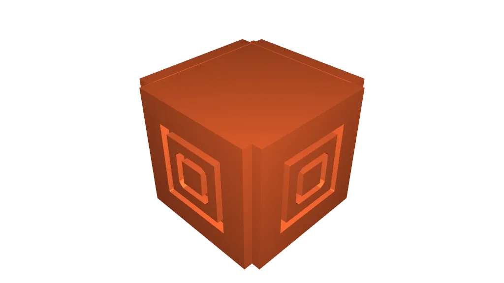 Geometry dash icon by 3d maxi | Download free STL model | Printables.com