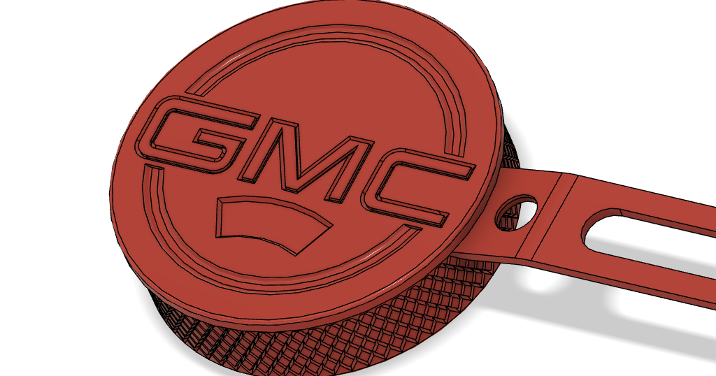GMC Windshield Washer Fluid Reservoir Cap von TimATX | Kostenloses STL ...
