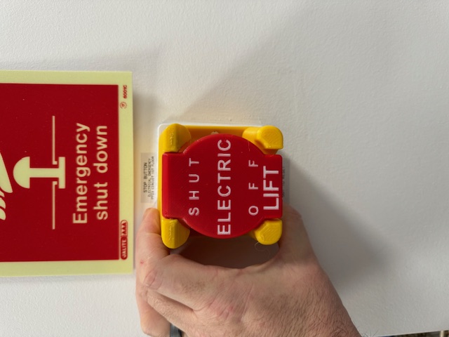 Emergency stop guard by Simon | Download free STL model | Printables.com