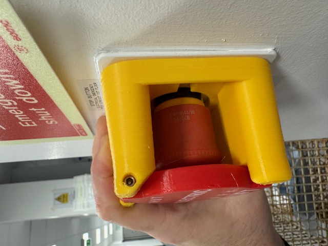 Emergency stop guard by Simon | Download free STL model | Printables.com