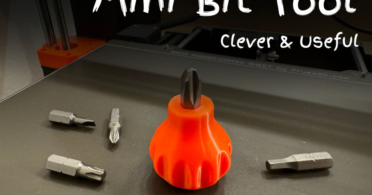 Mini BIT TOOL - Clever & Useful by Prntmkr | Download free STL model ...