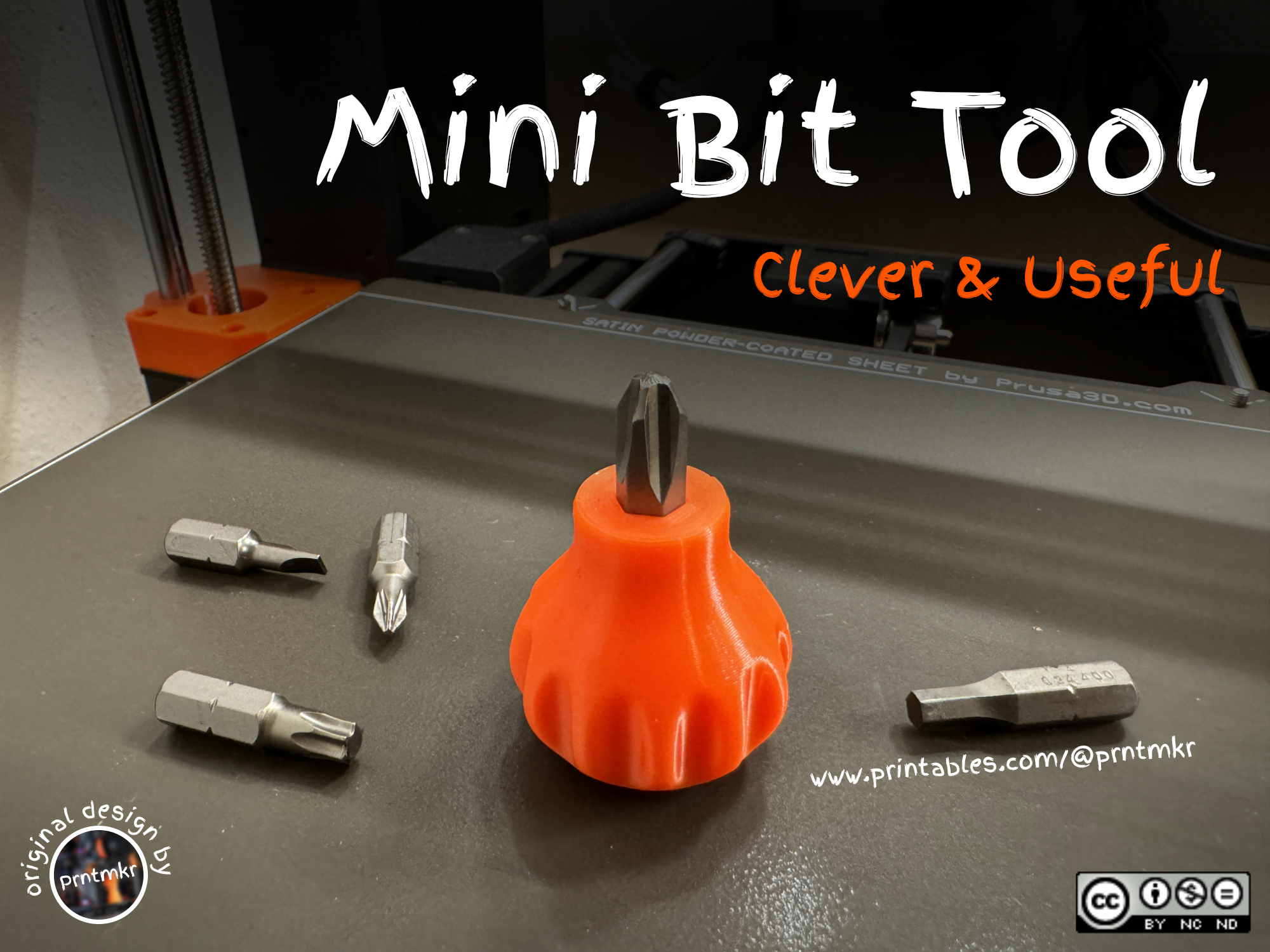 Mini BIT TOOL & Screwdriver - Clever & Useful by Prntmkr | Always a ...