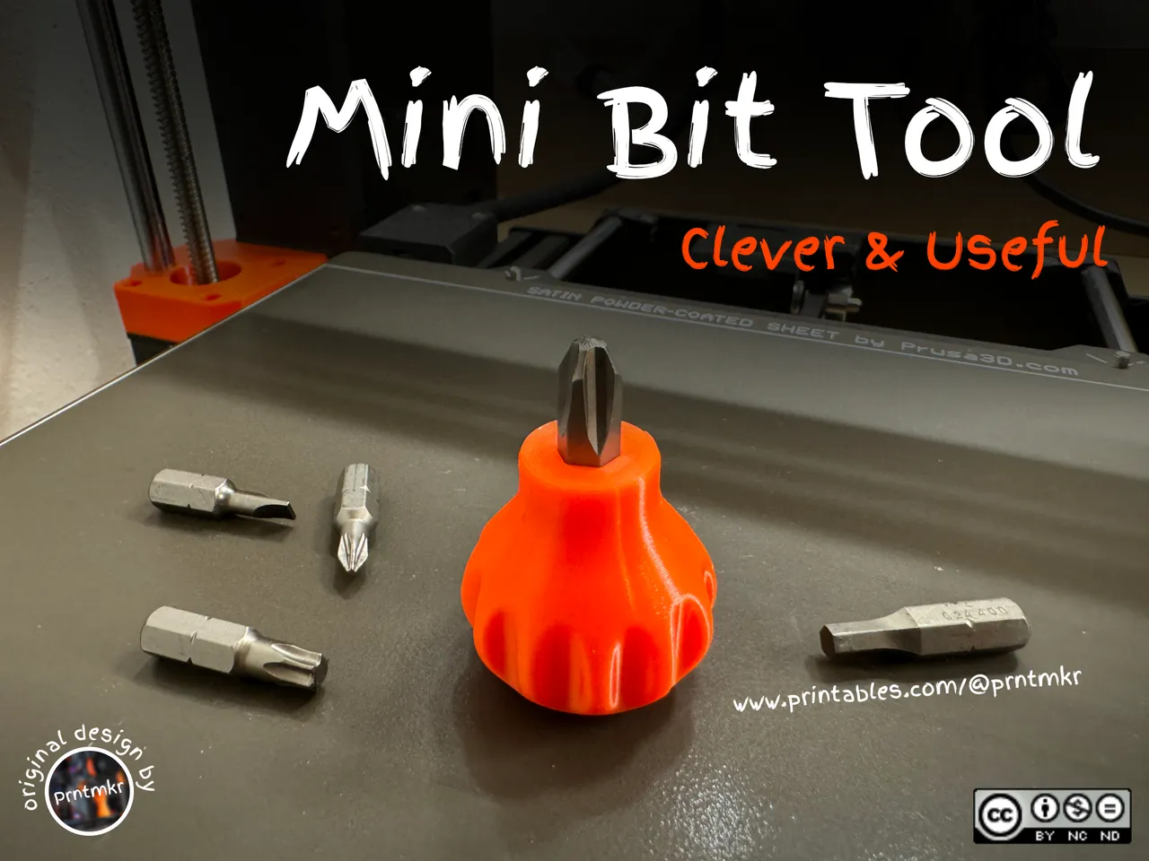 Mini BIT TOOL & Screwdriver - Clever & Useful by Prntmkr | Always a ...