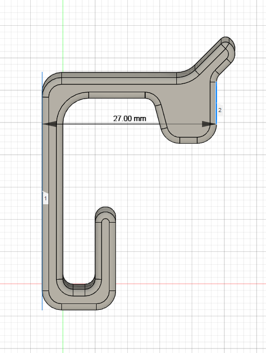 Lid Clip for HDX Totes, Extended Width 3mm by David R | Download free ...
