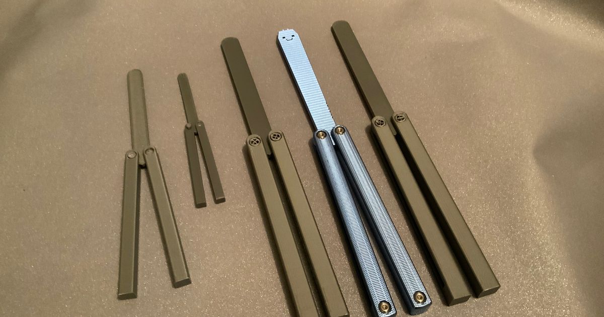 V2 Balisong Flipper (made for flipping, flips well) butterfly knife by ...