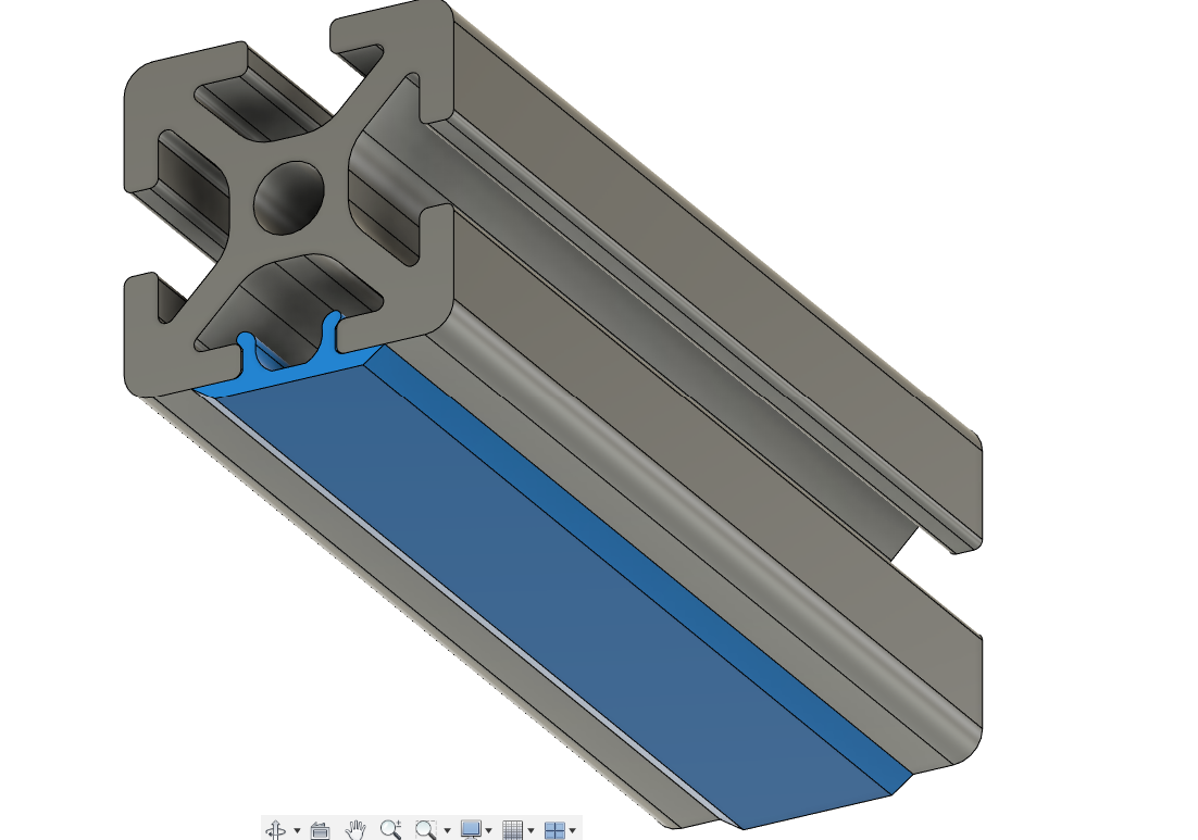 T-slot 2020 cable cover by arthur belanger | Download free STL model ...