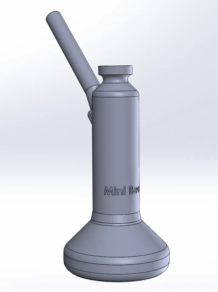 The Mini Beast Bong by Hi I'm a PC | Download free STL model ...