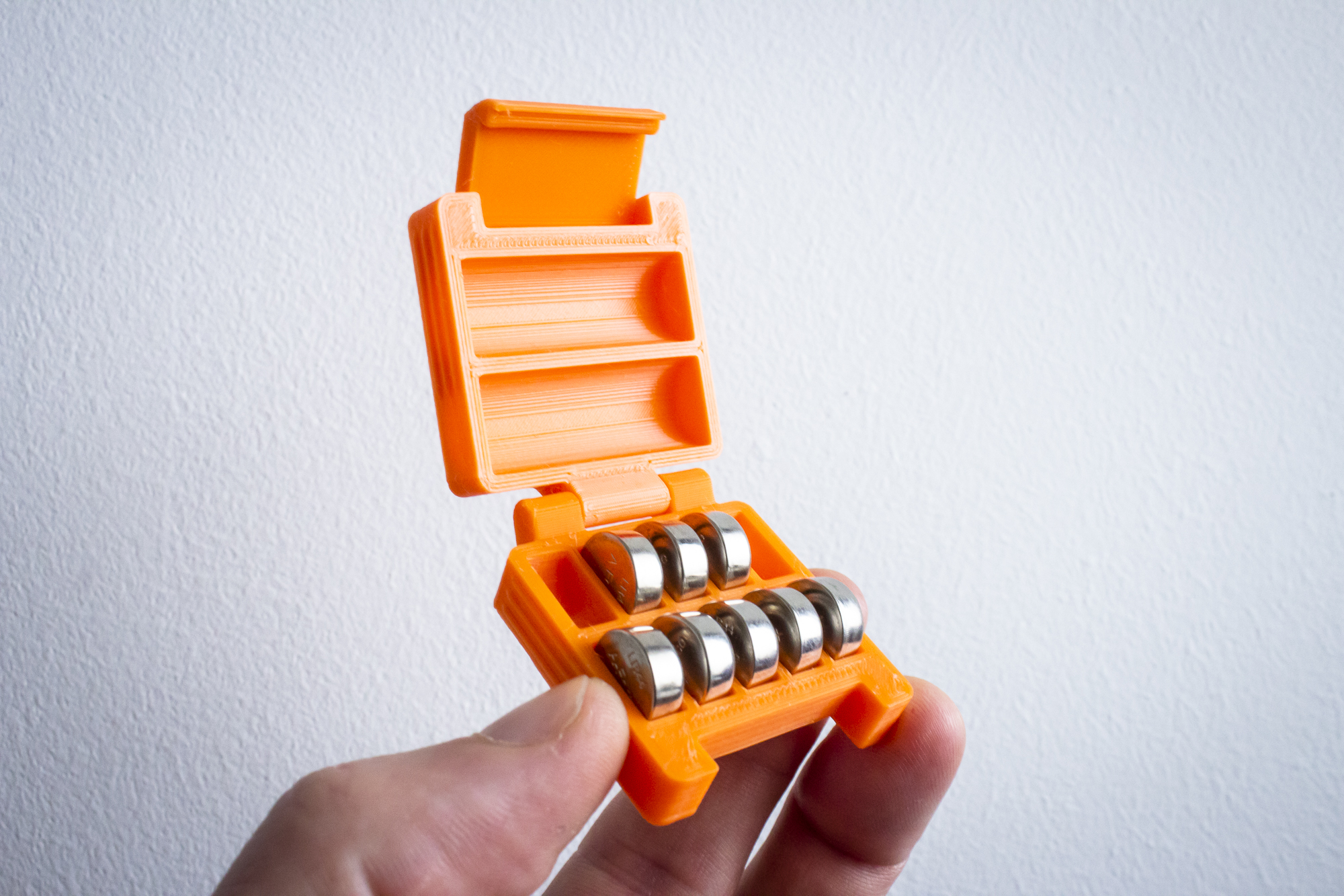 LR44 Battery storage Case - Quick and Easy print - print-in-place by ...