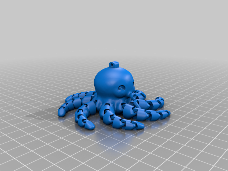 Octopus keychain by Ahmet Utku ÖZKAN | Download free STL model ...