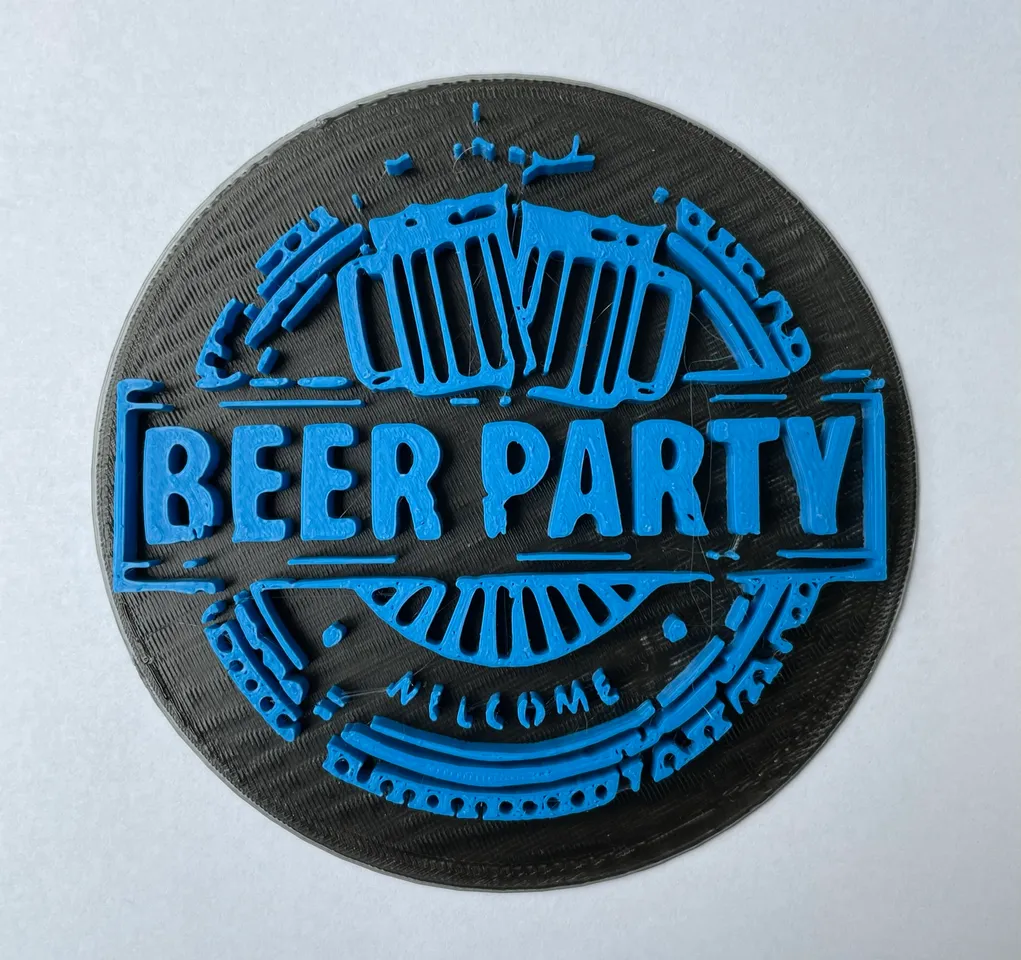 Beer coaster by Rewri | Download free STL model | Printables.com