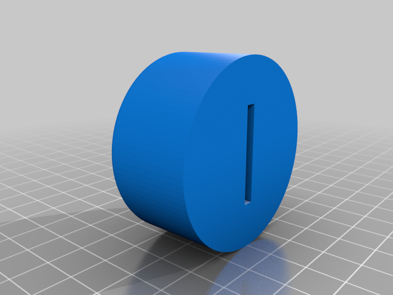 Flat door key knob by enriverd | Download free STL model | Printables.com