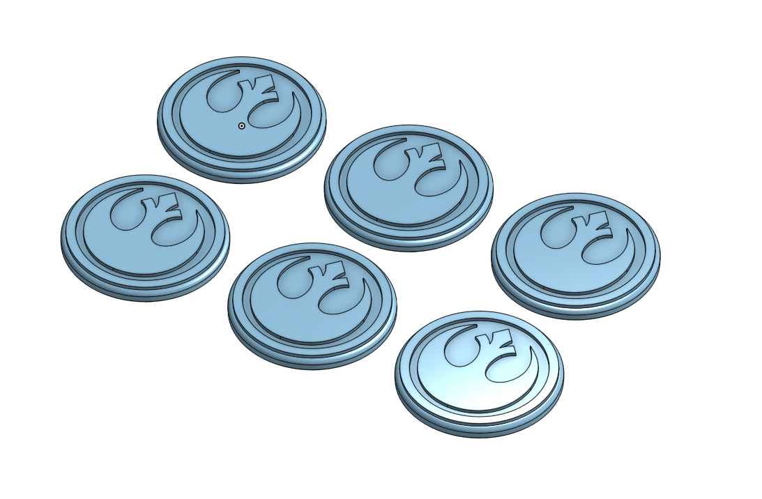 Star Wars Legion command tokens by Adeta | Download free STL model ...