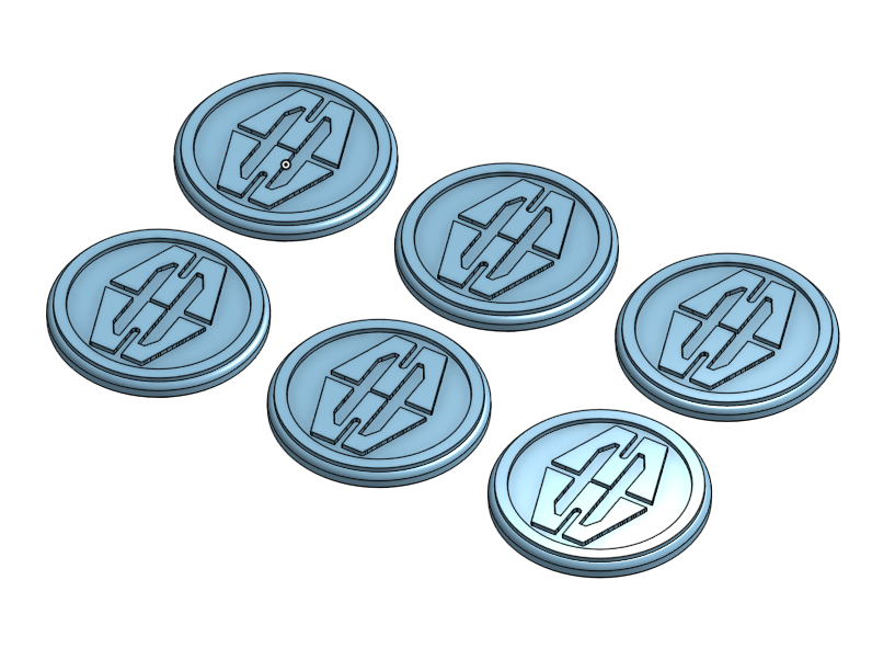Star Wars Legion command tokens by Adeta | Download free STL model ...