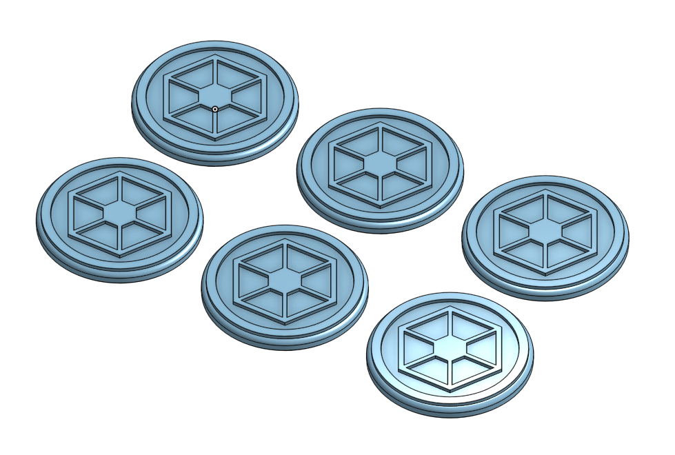 Star Wars Legion command tokens by Adeta | Download free STL model ...