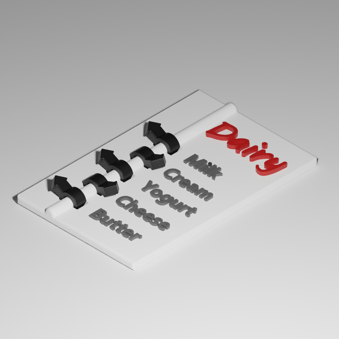 CheckList - Dairy by FallenAngel | Download free STL model | Printables.com