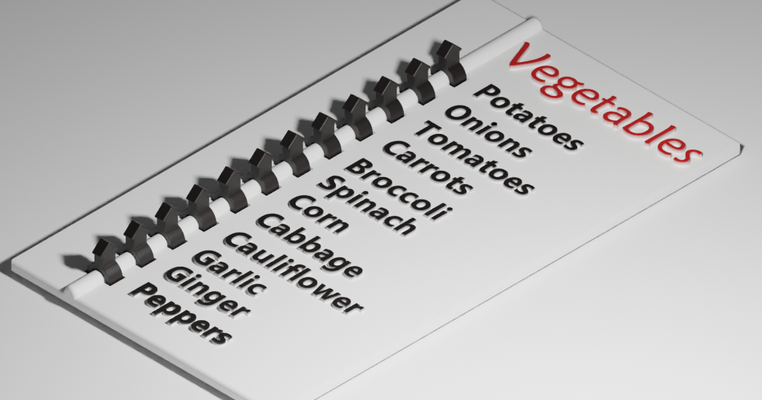 CheckList - Vegetable by FallenAngel | Download free STL model ...