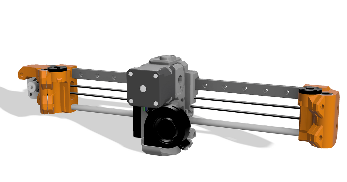 IGUS Drylin Linear Rail Upgrade - BearExxa X axis von Ceda | Kostenloses STL-Modell ...