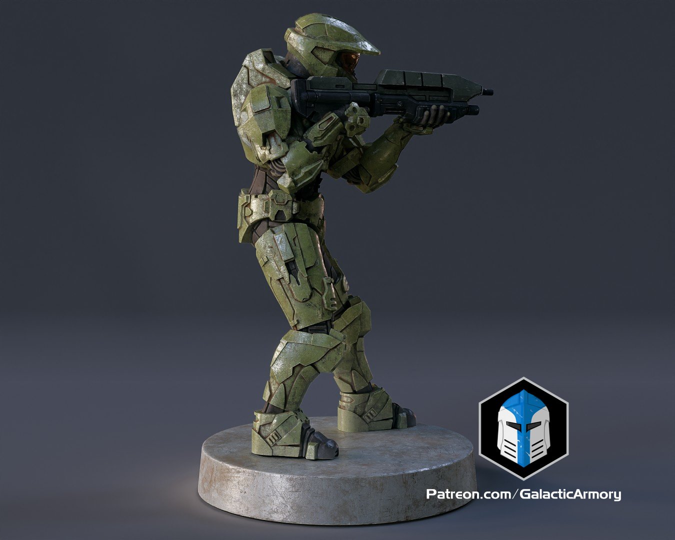 Master Chief Miniature by Galactic Armory | Download free STL model ...