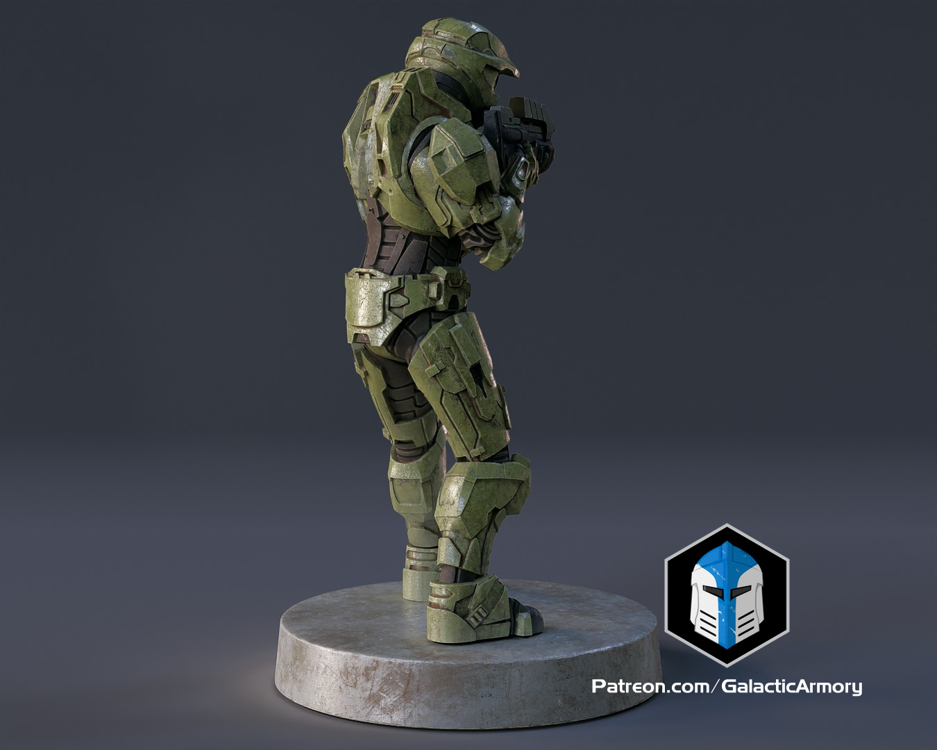 Master Chief Miniature by Galactic Armory | Download free STL model ...