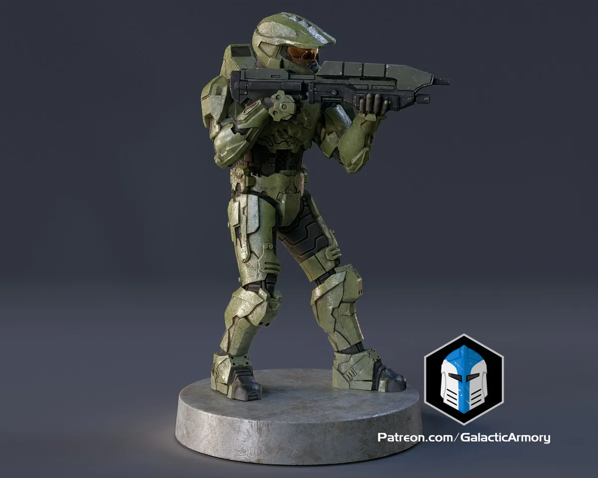 Master Chief Miniature by Galactic Armory | Download free STL model ...
